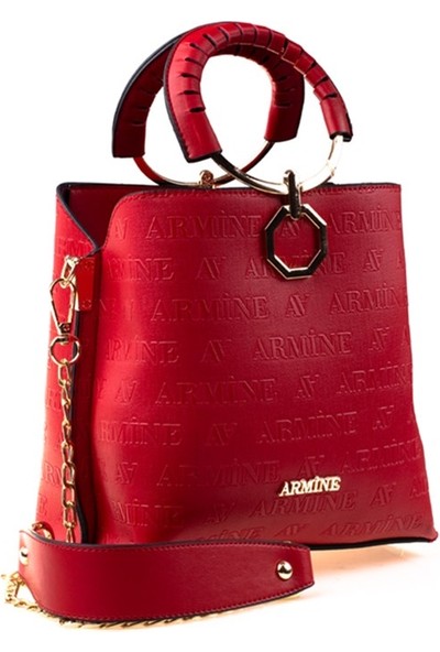 Armine Zincir Askılı Kırmızı Lazer Baskılı Kadın Abiye Çanta Armine Zincir Askılı Kırmızı Lazer Baskılı Kadın Abiye Çanta