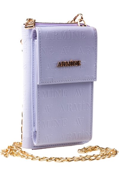 Armine Zincir Askılı Lila Kadın Lazer Baskılı Küçük Çanta Armine Zincir Askılı Lila Kadın Lazer Baskılı Küçük Çanta