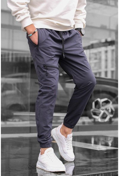 Madmext Füme Fermuar Detaylı Paraşüt Jogger Pantolon Madmext Füme Fermuar Detaylı Paraşüt Jogger Pantolon