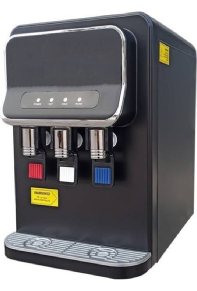 Oksijen Arıtmalı Su Sebili Tezgah Üstü Siyah Oksijen Arıtmalı Su Sebili Tezgah Üstü Siyah