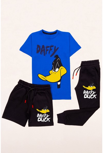 Trendypassion Daffy Duck 3'lü Çocuk Eşofman Takımı Trendypassion Daffy Duck 3'lü Çocuk Eşofman Takımı
