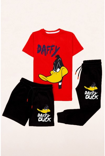 Trendypassion Daffy Duck 3'lü Çocuk Eşofman Takımı Trendypassion Daffy Duck 3'lü Çocuk Eşofman Takımı
