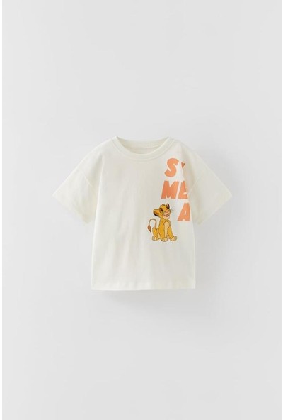 Zara Simba Baskılı Tshirt Zara Simba Baskılı Tshirt