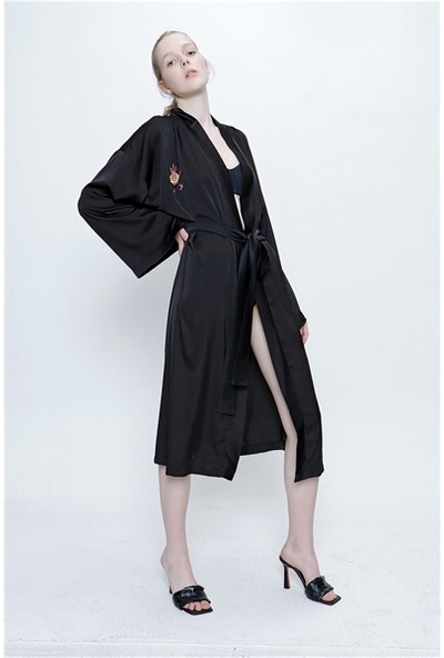 BC By Damla Kalender Bc Dragon Siyah Kimono