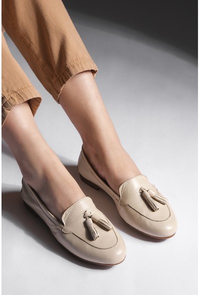 Marjin Kadın Hakiki Deri Loafer Comfort Ayakkabı Reyla