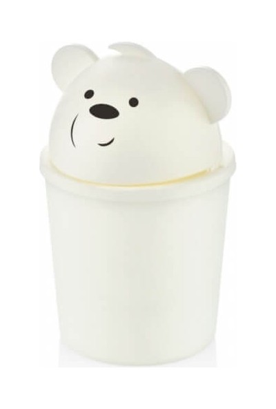 Piev Hippo Mini Çöp Kovası Beyaz Piev Hippo Mini Çöp Kovası Beyaz