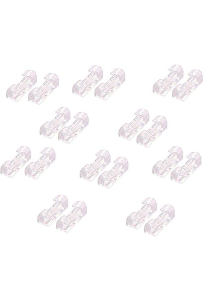 Flameer 20 Adet Tel Kablo Kordon Klipleri Kelepçe Duvar Düzenli Organizatör Tutucu Yapıştırıcı Temizle (Yurt Dışından) Flameer 20 Adet Tel Kablo Kordon Klipleri Kelepçe Duvar Düzenli Organizatör Tutucu Yapıştırıcı Temizle (Yurt Dışından)