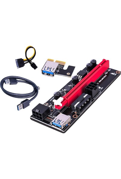 Flameer Pcı-E Ver 009S 1x Ila 16X Grafik Uzatma USB 3.0 Adaptörü Siyah USB Kablosu (Yurt Dışından) Flameer Pcı-E Ver 009S 1x Ila 16X Grafik Uzatma USB 3.0 Adaptörü Siyah USB Kablosu (Yurt Dışından)