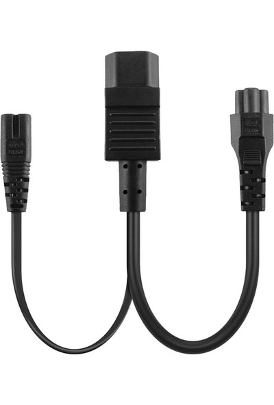 Flameer IEC320-C14 C7 + C5 Çıkış Güç Adaptörü Kordon 1-2 3-Pin Pdu / Ups 350MM (Yurt Dışından) Flameer IEC320-C14 C7 + C5 Çıkış Güç Adaptörü Kordon 1-2 3-Pin Pdu / Ups 350MM (Yurt Dışından)
