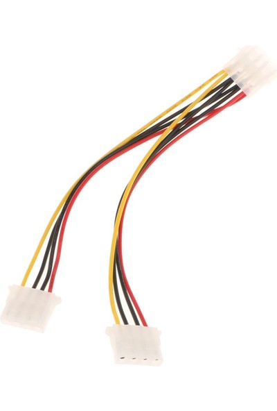 Flameer 20 cm Bilgisayar 4 Pin Güç Kaynağı Y Splitter Kablo 2 Kadın Için 1 Erkek (Yurt Dışından) Flameer 20 cm Bilgisayar 4 Pin Güç Kaynağı Y Splitter Kablo 2 Kadın Için 1 Erkek (Yurt Dışından)