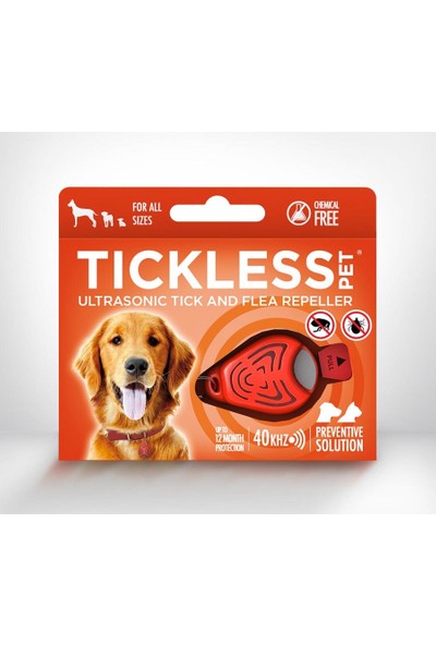 Tickless Pet Ultrasonic Turuncu - Kedi ve Köpek Için Kene Bit Pire Kovucu Tickless Pet Ultrasonic Turuncu - Kedi ve Köpek Için Kene Bit Pire Kovucu