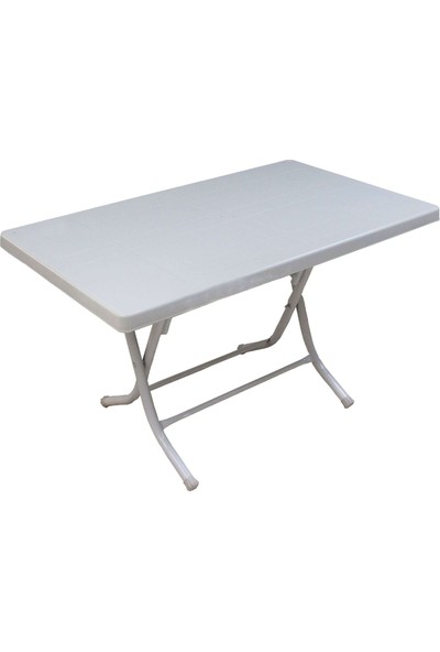 Pigarden 70X120 Metal Katlanır Ayaklı Plastik Masa Pigarden 70X120 Metal Katlanır Ayaklı Plastik Masa