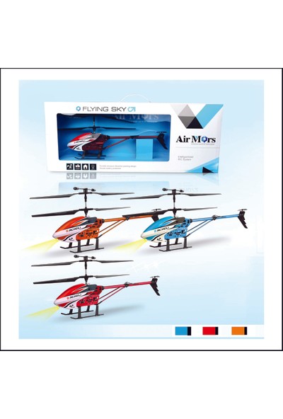 Asya Oyuncak Kumandalı Helikopter 3.5 Kanal DH8001D-1