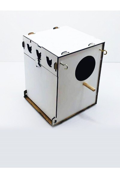 Poyraz Pett Lazer Kesim Küçük Boy Muhabbet Yuvalık Sol Yönlü Poyraz Pett Lazer Kesim Küçük Boy Muhabbet Yuvalık Sol Yönlü