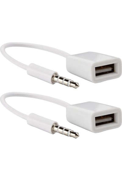 Flameer 2x 3.5mm Erkek Ses Aux USB 2.0 Tipi Bir Kadın Otg Dönüştürücü Kablosu (Yurt Dışından) Flameer 2x 3.5mm Erkek Ses Aux USB 2.0 Tipi Bir Kadın Otg Dönüştürücü Kablosu (Yurt Dışından)