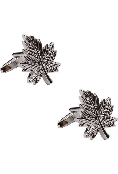 Coolmenclub Yaprak Figürlü Kol Düğmesi Coolmenclub Yaprak Figürlü Kol Düğmesi