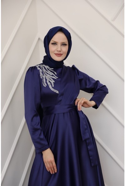 Tutku Abiye - Lacivert