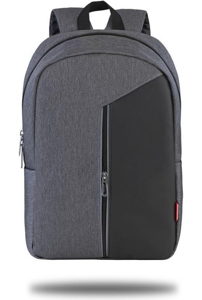 Classone Modena PR-R304S 15.6 Inç Reflektörülü Laptop, Notebook Sırt Çantası-Gri-Siyah Astar