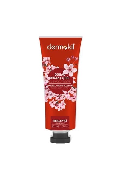 Dermokil Kiraz Çiçeği El ve Vücut Kremi 30 ML8697916011897