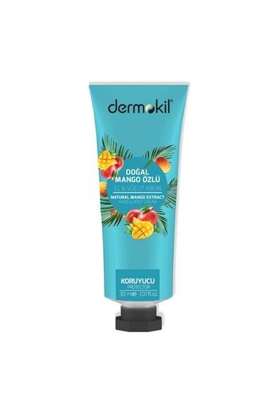 Dermokil Mango Özlü El ve Vücut Kremi 30 ml Dermokil Mango Özlü El ve Vücut Kremi 30 ml