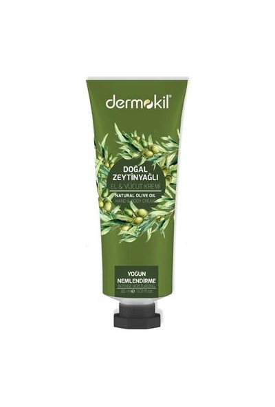 Dermokil Zeytinyağı El ve Vücut Kremi 30 ml