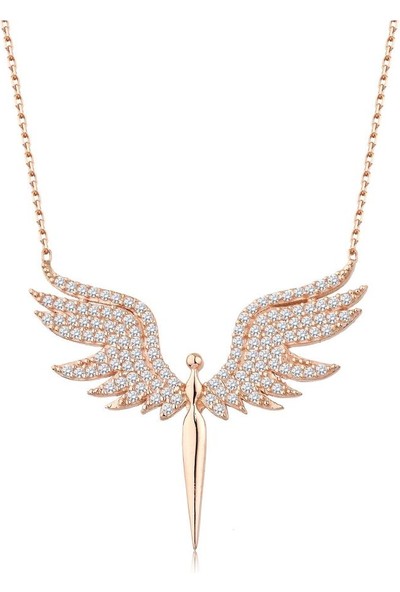 Qayra Dekor 925 Ayar Gümüş Özel Tasarım Mikail Kadın Kolye Qayra Dekor 925 Ayar Gümüş Özel Tasarım Mikail Kadın Kolye