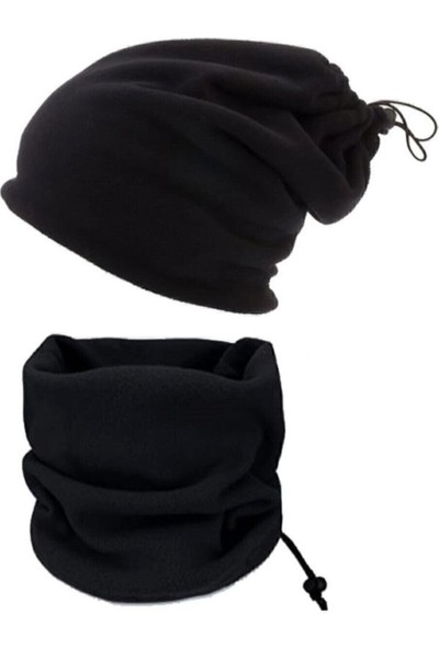 E-Taktik Ipli Bere ve Boyunluk Polar Kışlık 2'li Set E-Taktik Ipli Bere ve Boyunluk Polar Kışlık 2'li Set