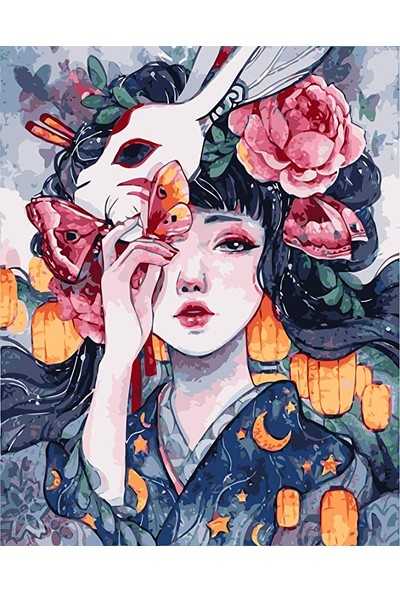 Hobi Tedarik Çıkar Maskeni Çerçeveli Sayılarla Boyama Hobi Seti 40 x 50 cm