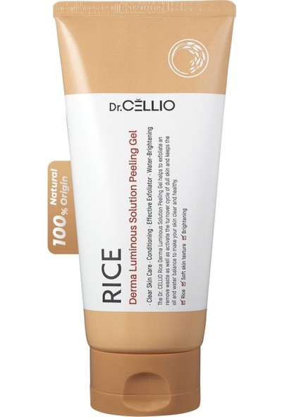 Dr. Cellio Leke Açıcı Derma Rice Pirinç Kepeği Peeling Jel Büyük Boy Hızlı Etki Kore Beauty Dr. Cellio Leke Açıcı Derma Rice Pirinç Kepeği Peeling Jel Büyük Boy Hızlı Etki Kore Beauty