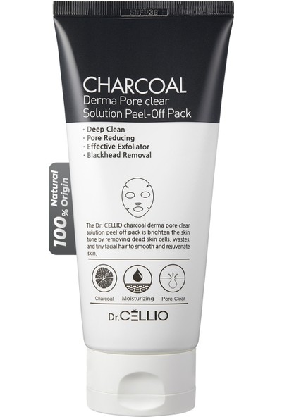 Dr. Cellio Gözenek Küçültücü Siyah Nokta Önleyici Arındırıcı Charcoal Soyulabilir Yüz Maskesi Hızlı Etki Kore Beauty Dr. Cellio Gözenek Küçültücü Siyah Nokta Önleyici Arındırıcı Charcoal Soyulabilir Yüz Maskesi Hızlı Etki Kore Beauty