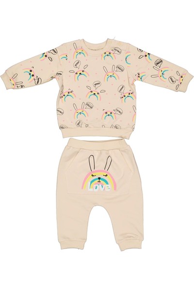 Picola Gökkuşaklı Kız Bebek Takım