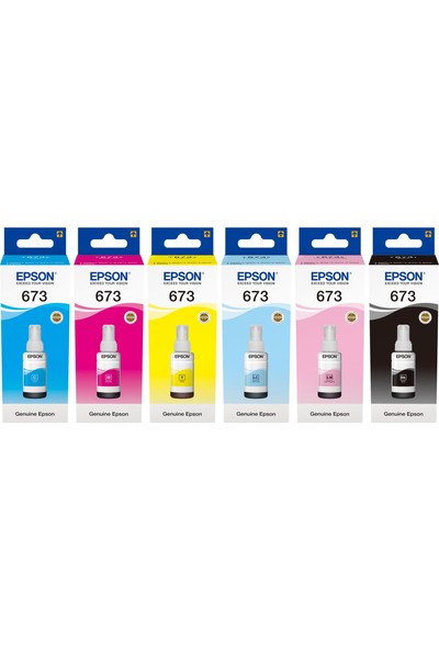 Epson Mürekkep Seti 673 ( L800,L805,L850,L1800) Epson Mürekkep Seti 673 ( L800,L805,L850,L1800)