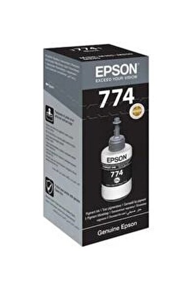 Epson 774 - T7741 Siyah Mürekkep 140 ml Epson 774 - T7741 Siyah Mürekkep 140 ml