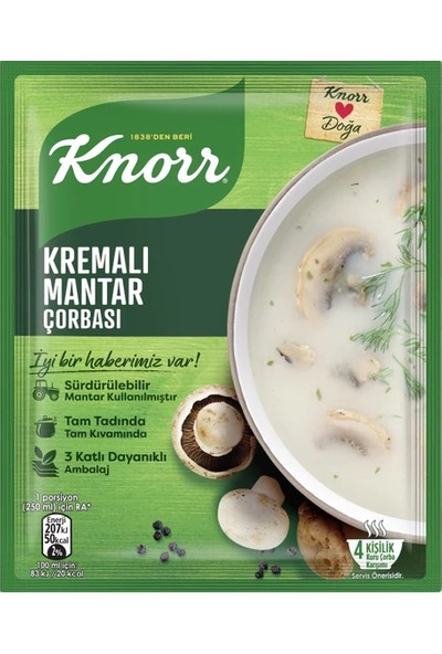 Knorr Kremalı Mantar Çorbası 63 gr