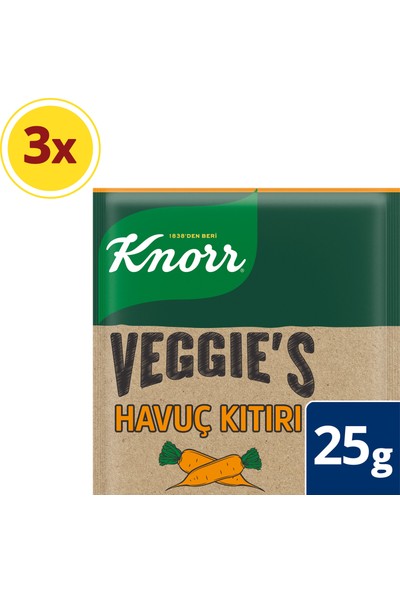 Knorr Veggies Havuç Kıtırı 32GR x 3 Adet