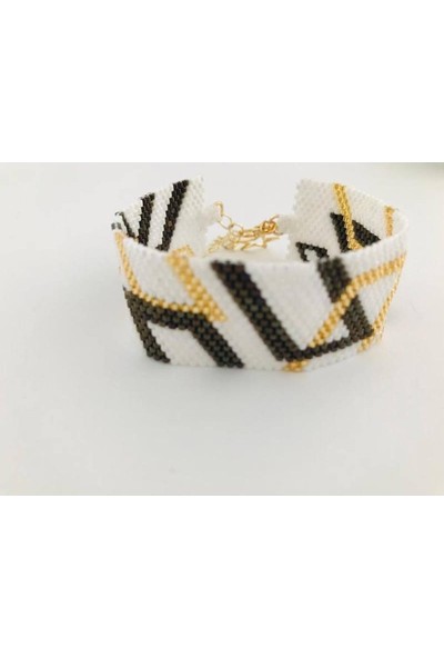 Takı Yıldızım Miyuki Özel Geometrik Desenli Bileklik