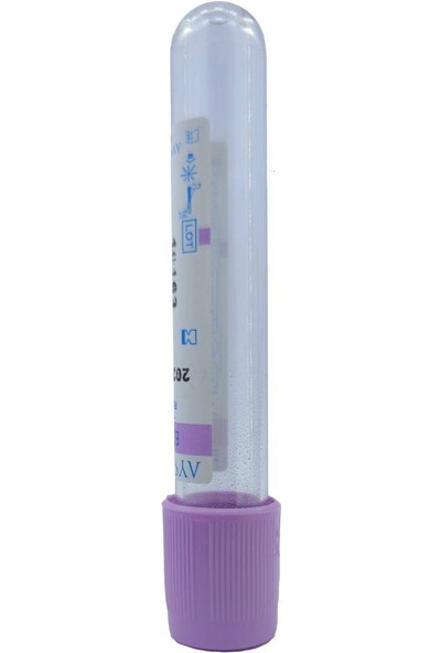 Ayset Kan Toplama Tüpü 5 ml Mor Ayset Kan Toplama Tüpü 5 ml Mor