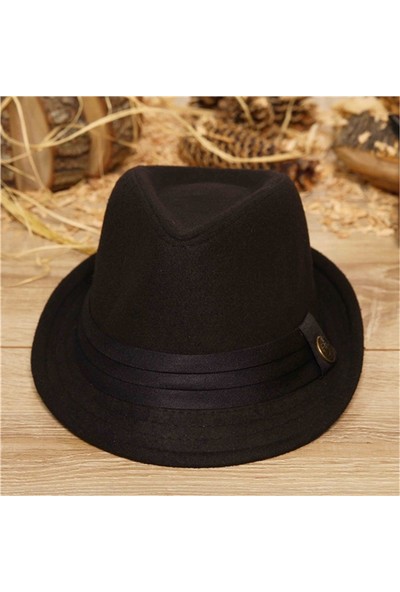 Chapka Kısa Kenarlı Fötr Şapka U-163