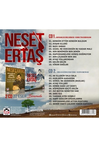 Neşet Ertaş - Mapushanelere Güneş Doğmuyor/gönül Ne Gezersin Seyran Yerinde (2'li Cd) Neşet Ertaş - Mapushanelere Güneş Doğmuyor/gönül Ne Gezersin Seyran Yerinde (2'li Cd)
