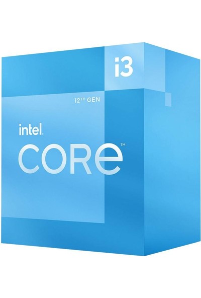 Intel BX8071512100 Cpu 12100 Cı5 4.3ghz 4 Çekirdek 17MB LGA1700 10NM Intel BX8071512100 Cpu 12100 Cı5 4.3ghz 4 Çekirdek 17MB LGA1700 10NM