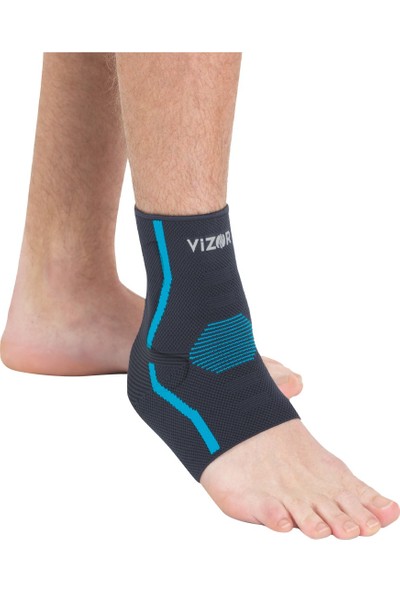Vızor Ortopedı Örme Silikon Destekli Ayak Bilekliği