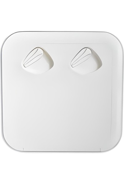 Tekne ve Karavan Için Plastik Kapak Beyaz 372X372 mm