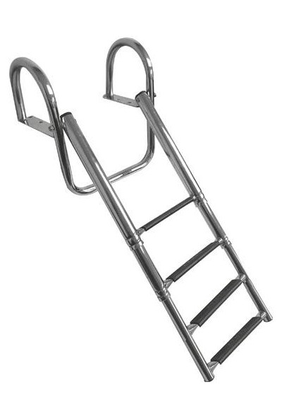 Platform Üstü Teleskopik Krom Merdiven 4'lü Platform Üstü Teleskopik Krom Merdiven 4'lü