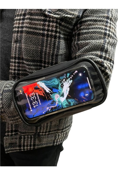 Motobros Motosiklet Kola Takılan Çantalı Telefon Tutucu Kol Telefon Tutucu 6.7 Motobros Motosiklet Kola Takılan Çantalı Telefon Tutucu Kol Telefon Tutucu 6.7