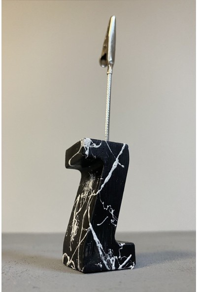 KatreCraft Not/fotoğraf Tutucu Z Harfi Mermer