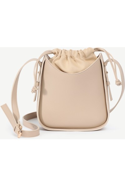 Yargıcı Agzı Büzgülü Omuz Çantası