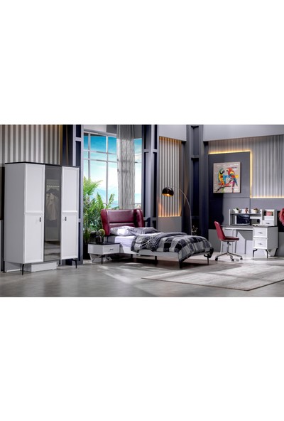 Doressa Sam Dark Genç Odası Takımı