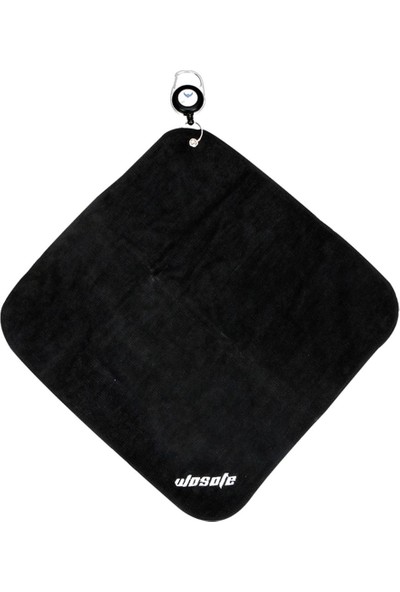 30X30 cm Kare Mikrofiber Golf Havlu Ter-Emici Silme Bez Spor Siyah 30X30 cm Kare Mikrofiber Golf Havlu Ter-Emici Silme Bez Spor Siyah