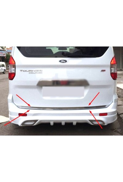 A&G Tuning Ford Tourneo Courier Krom Bagaj Alt Çıta Formlu Paslanmaz Çelik A&G Tuning Ford Tourneo Courier Krom Bagaj Alt Çıta Formlu Paslanmaz Çelik