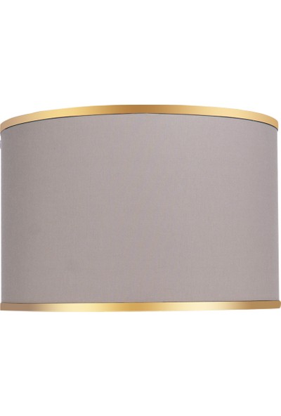 Minimal Viscose Silindir Abajur Başlığı